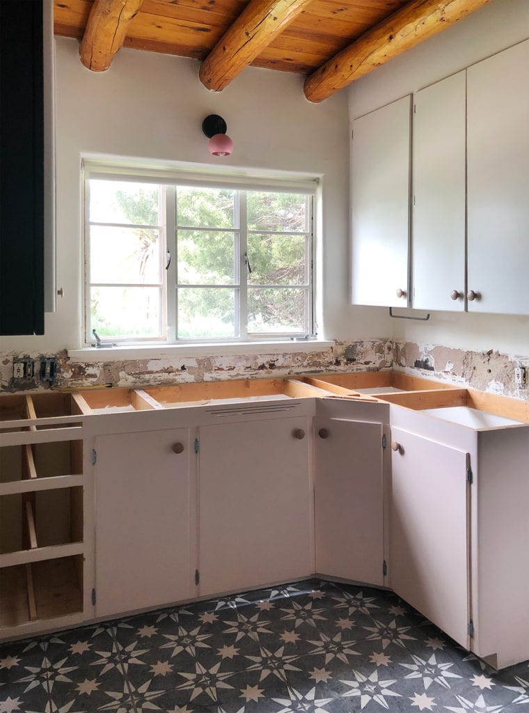 Kitchen countertop demolition. | Door Sixteen