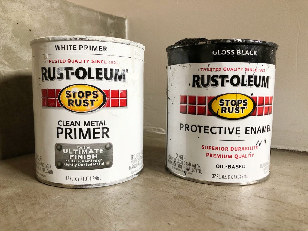 Painting the kitchen's steel casement window. | Door Sixteen