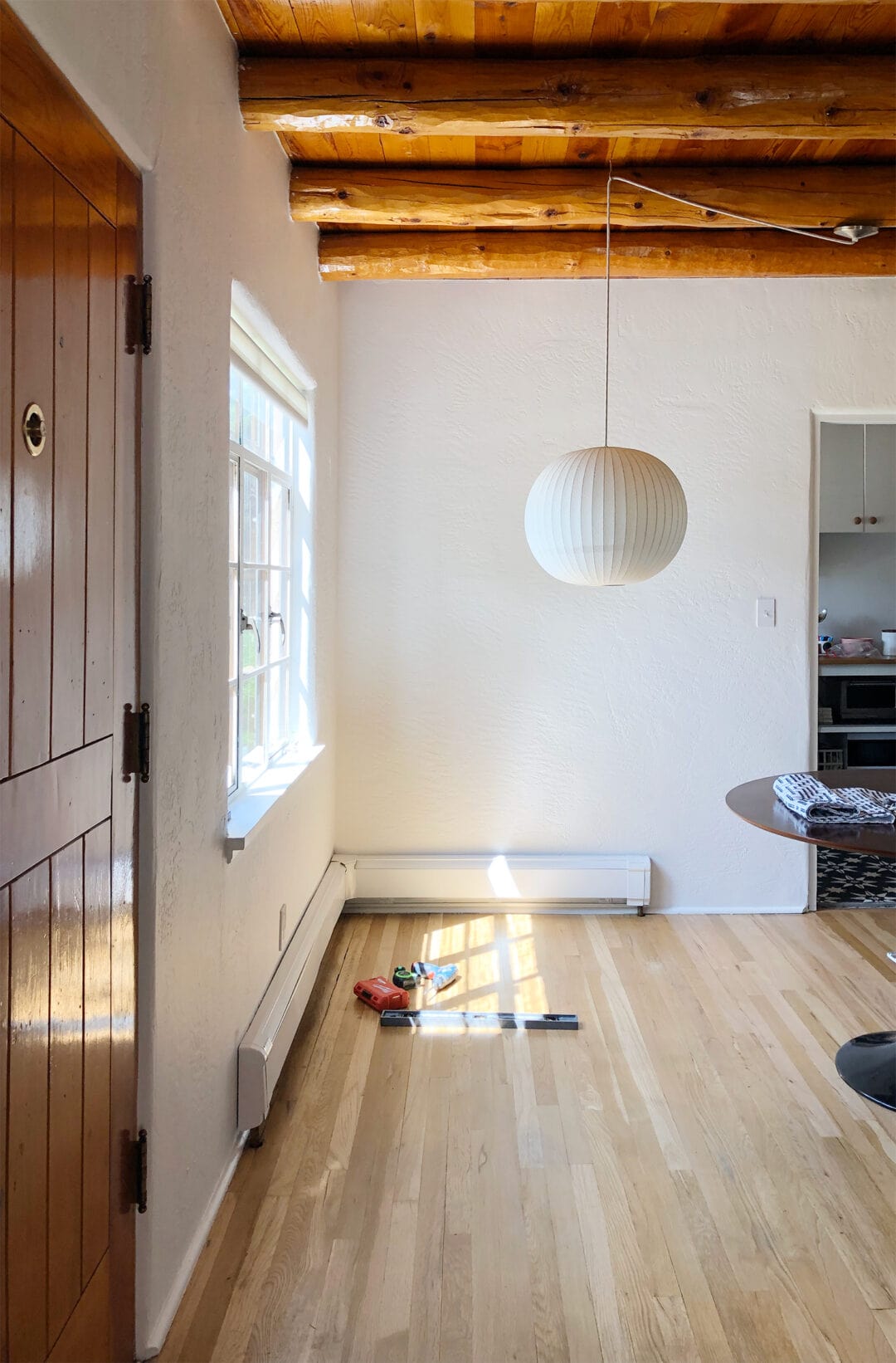 DIY floating banquette. | Door Sixteen