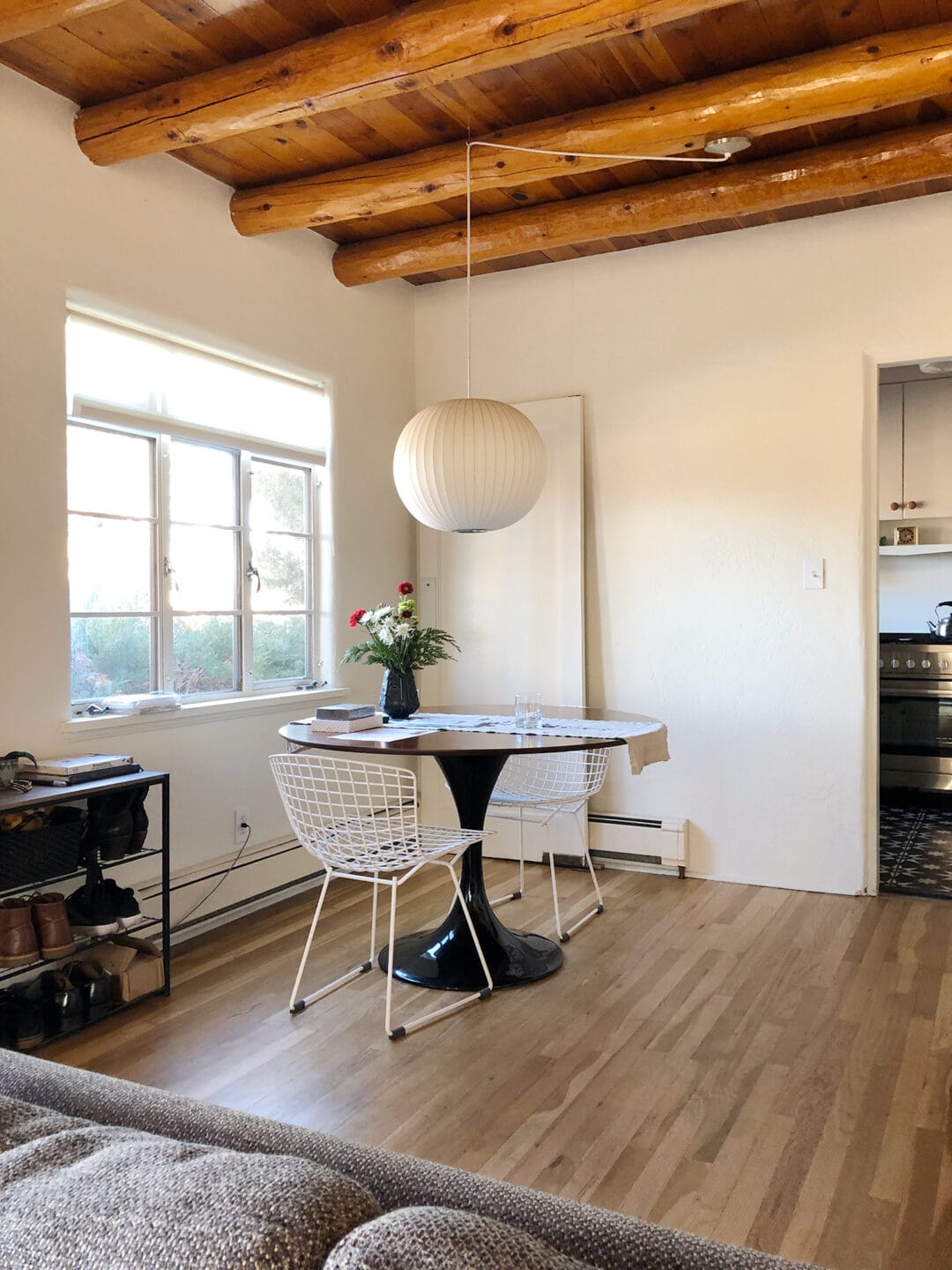 Creating a defined dining area in an open space. | Door Sixteen